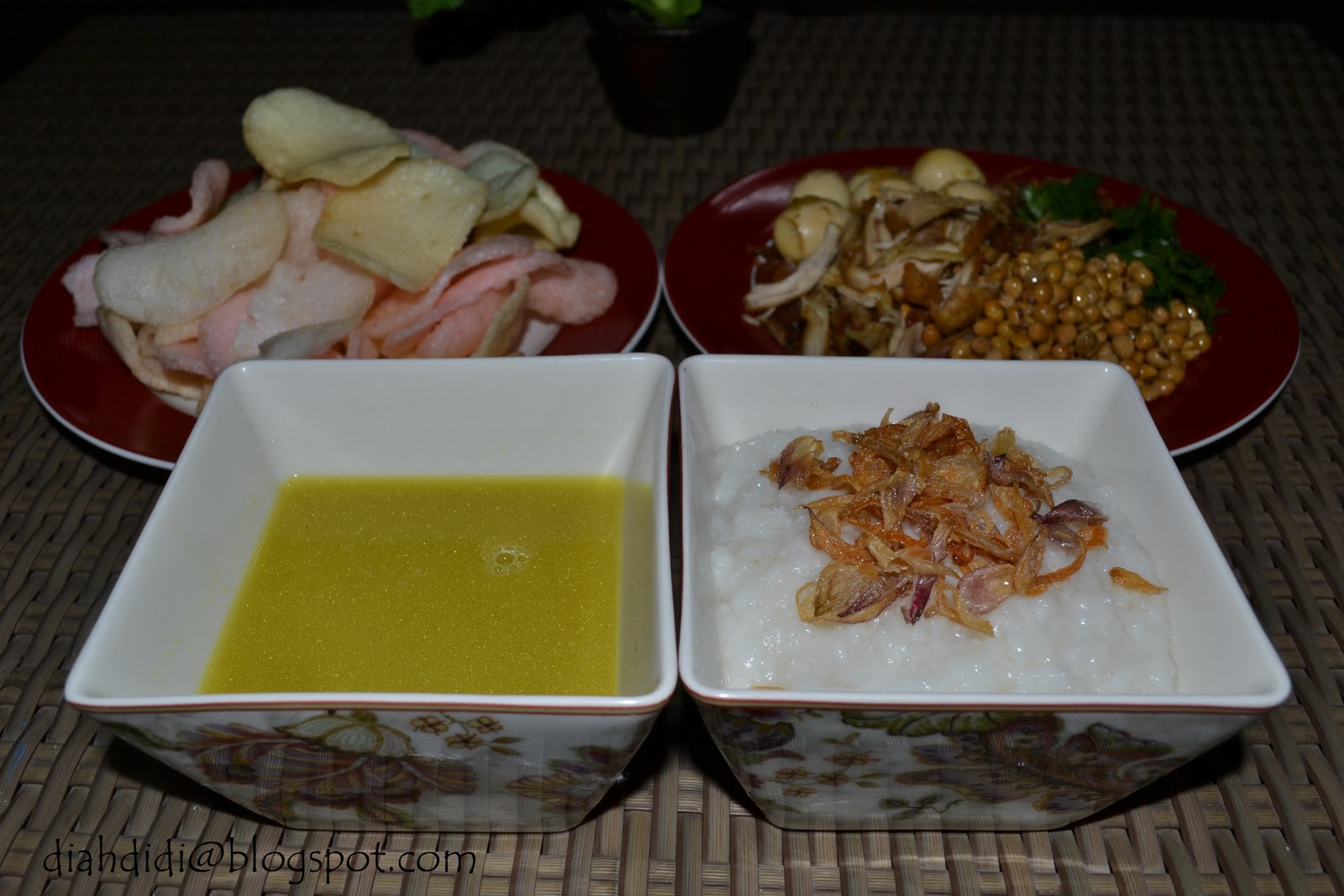 Diah Didi's Kitchen: Bubur ayam kuah kuning ala kali lima