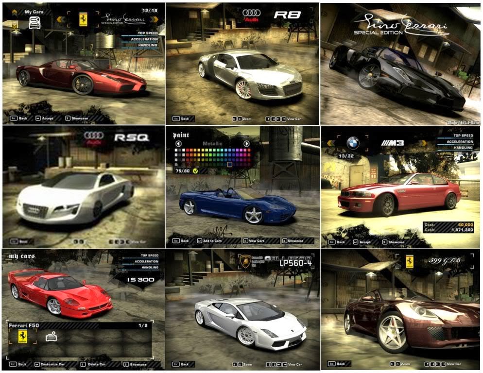 Gambar-gambar mobil most wanted Need For Speed Lengkap dan terbaru