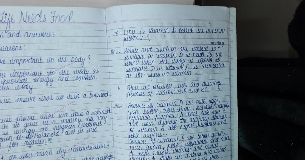 PIS VADODARA STD 6: GRADE 6 SCIENCE NOTE BOOK