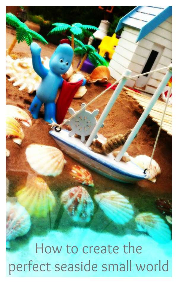 Learning and Exploring Through Play: Seaside Small World Tuff Tray