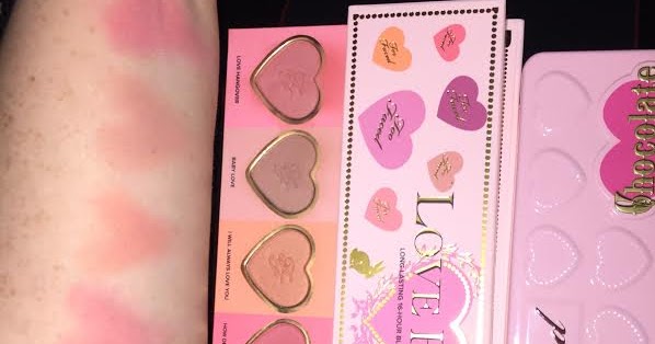 Feeling the Love - Too Faced Love Flush Blush Palette [Swatches!]