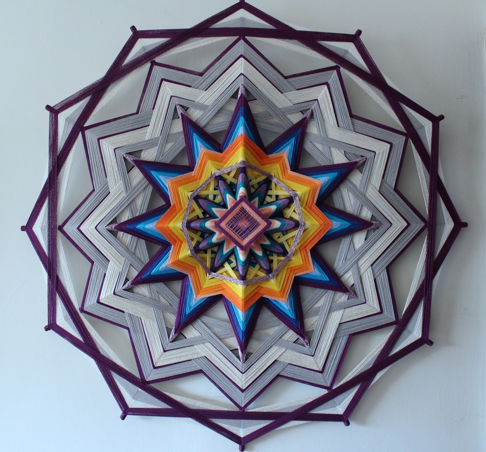 Mandalas Olho de Deus: Simbolismo da Mandala de 12 pontas