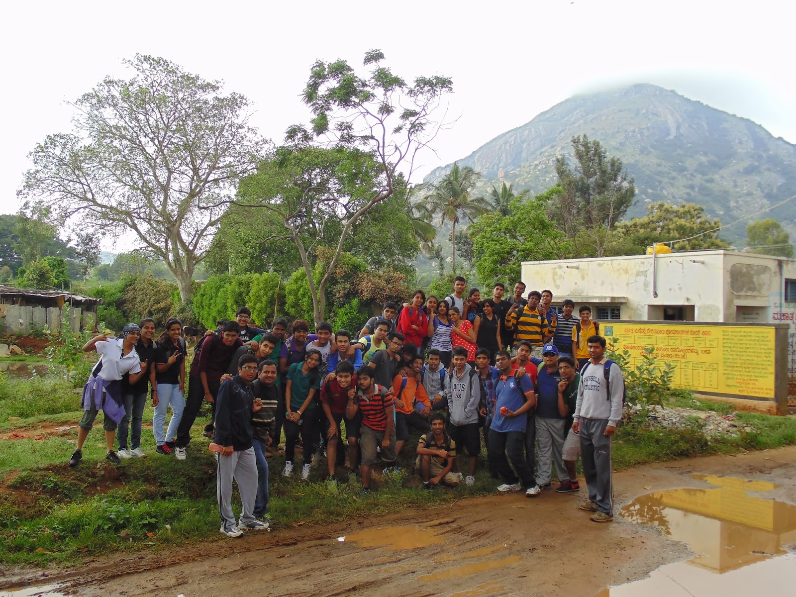 'Skandagiri Trek' around Bangalore, India
