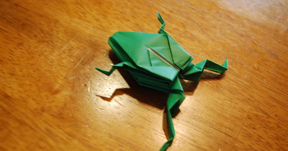 Oragami Inflatable Frog