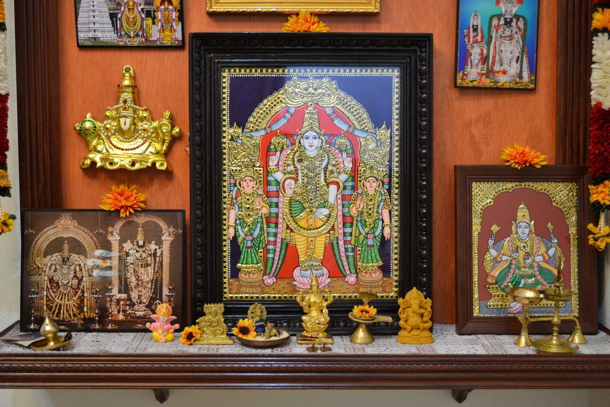 Decorated Pooja Mandap | Visual taste