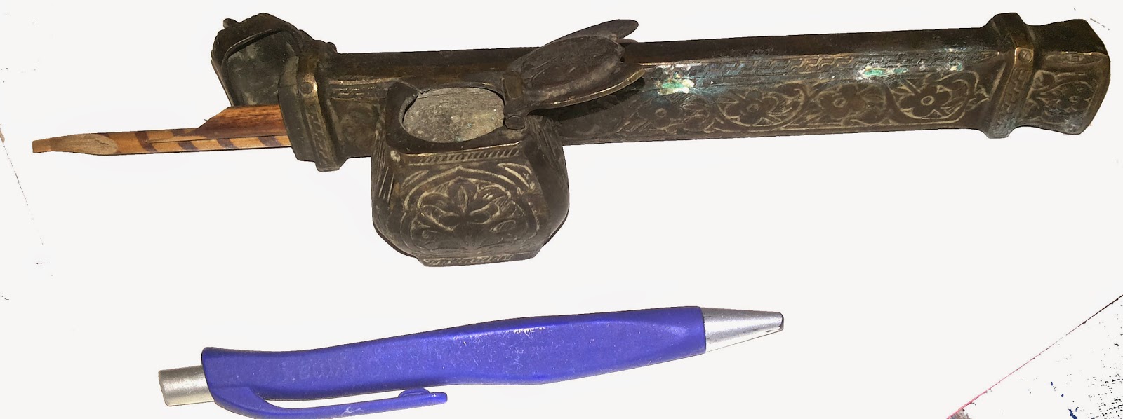 abu dervish: Ancient Artifact Review 23 : Antique Ottoman Pen Case ...