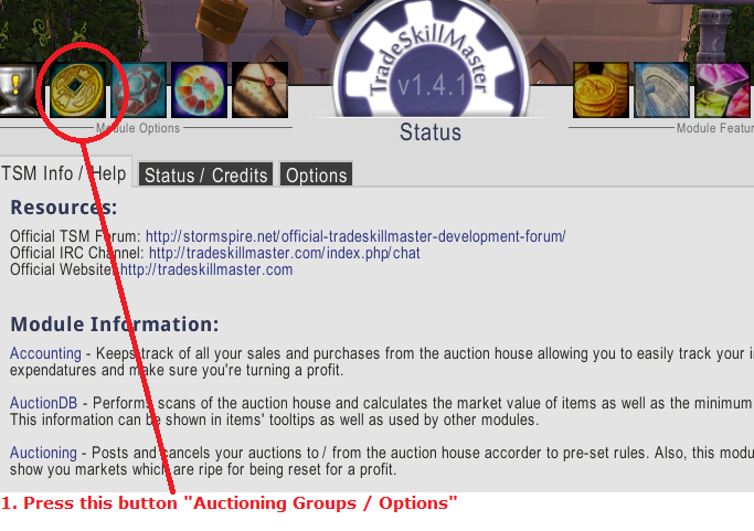 Tradeskillmaster tutorial - spaceskop