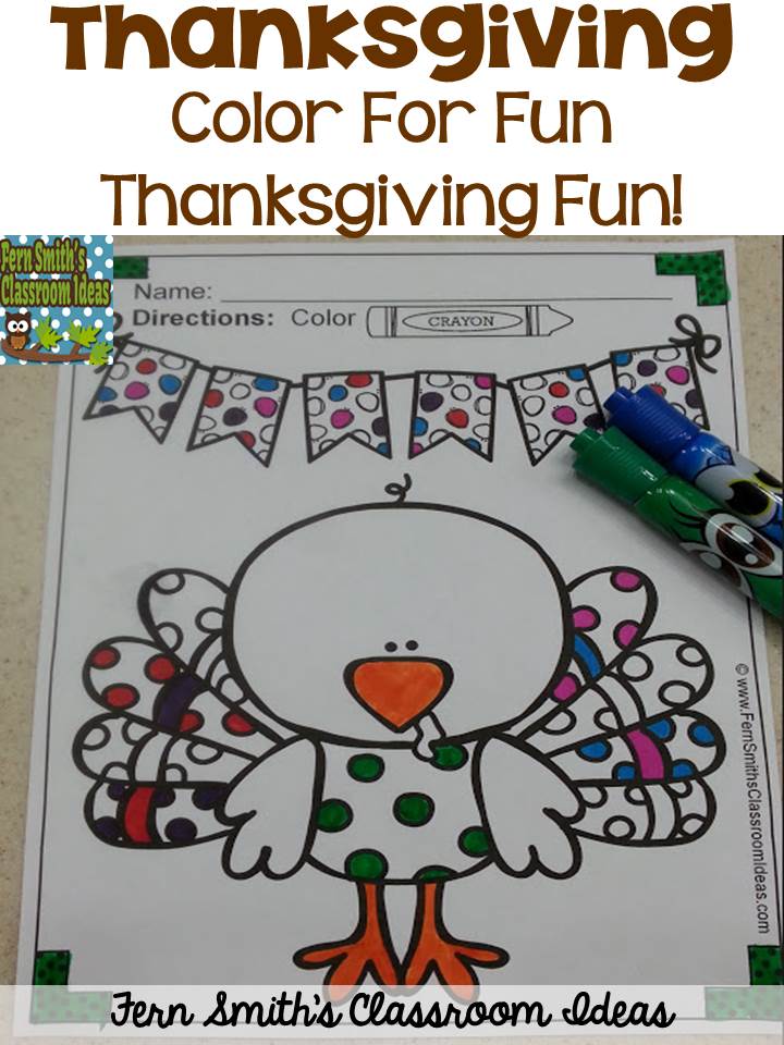 Thanksgiving Coloring Pages and More Resources For Your November Lesson ...