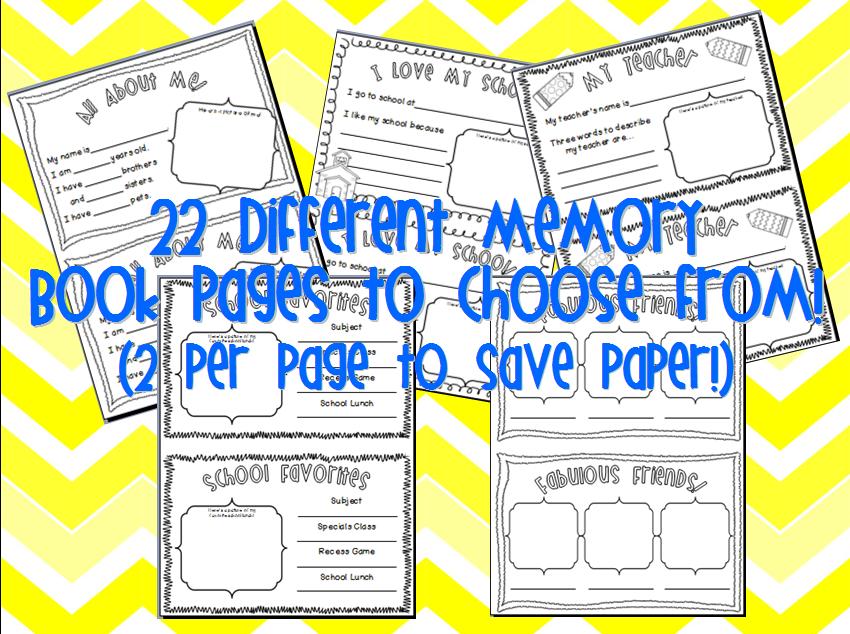 Simply Second Grade: End of the Year Memory Book & Craftivity {GIVEAWAY!}