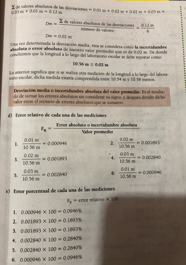 FÍSICA 1: CLASES Y TIPOS DE ERROR EN LA MEDICION