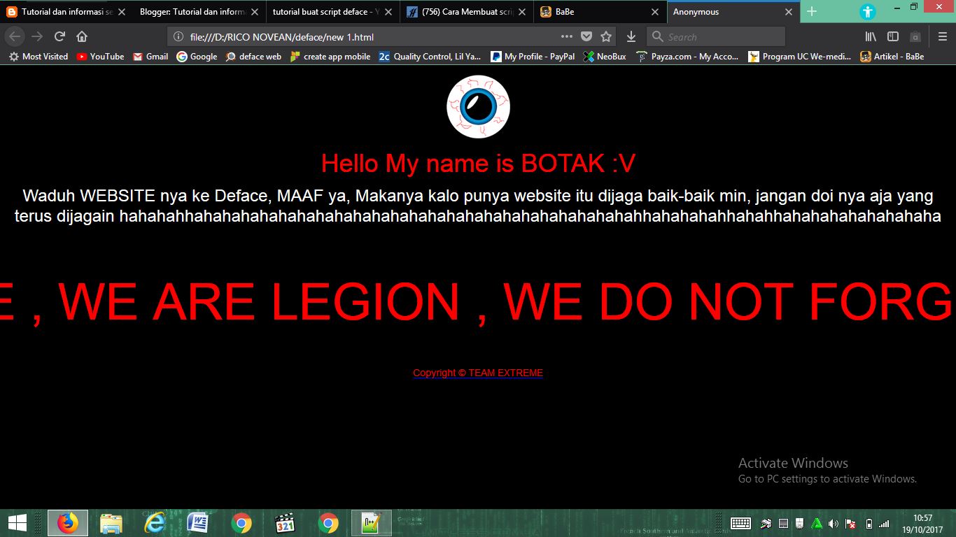 Cara Membuat script Deface ~ Tutorial dan informasi seputar dunia Teknologi