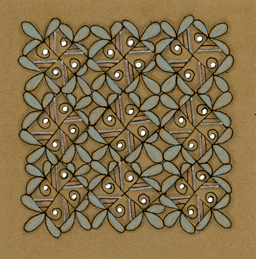 Time for Tangling: Today's Tangles - Grid Patterns