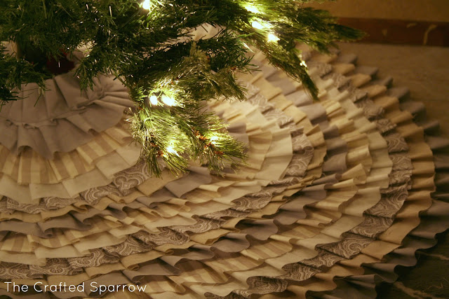 Ruffled Christmas Tree Skirt