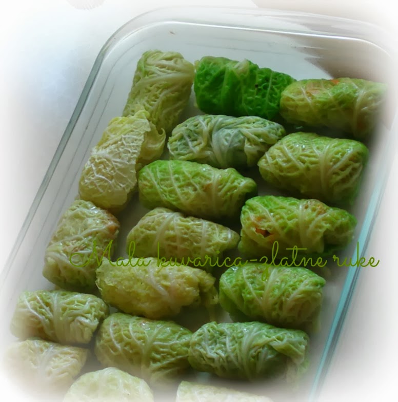 MALA KUVARICA - ZLATNE RUKE: SARMA OD KELJA ( POSNA )