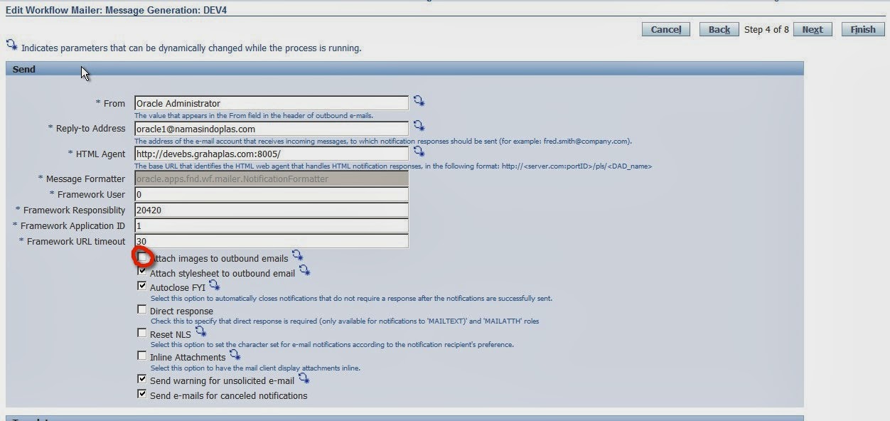Oracle E Business Suite Solution Purchasing Requisition Workflow Mailer Notification Not