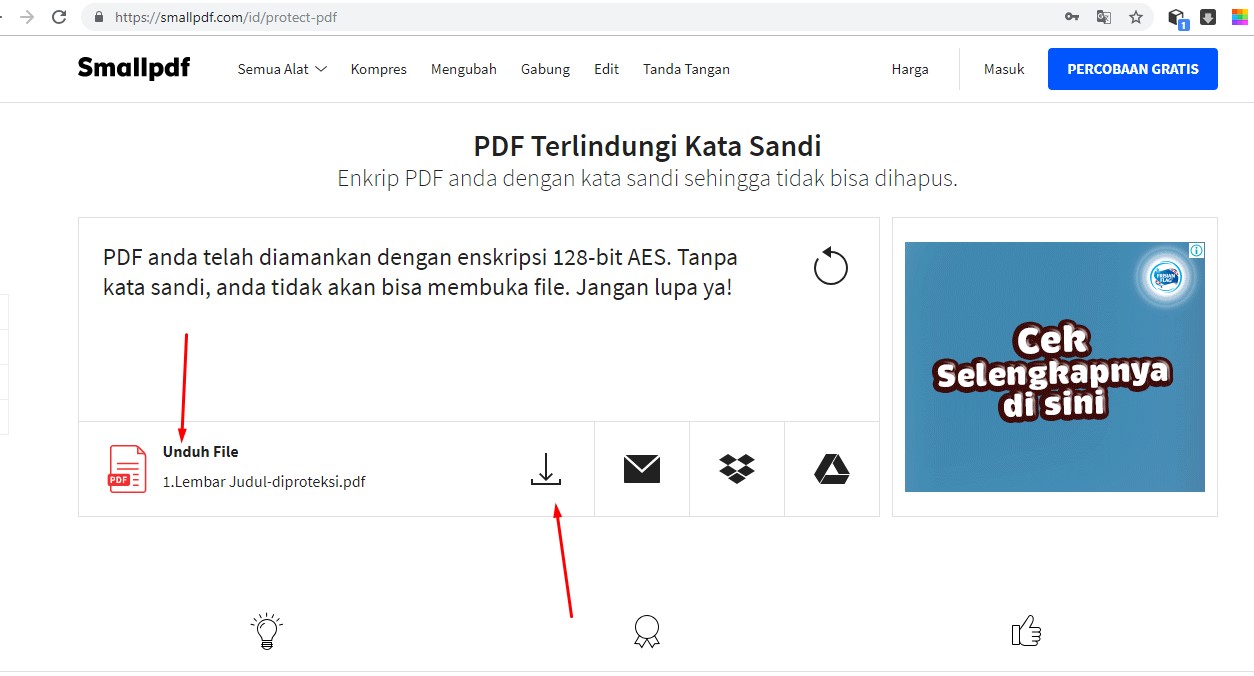 Cara Membuat Password Pada File Berkas PDF Dengan Mudah ~ NASORUDIN TUTORIAL