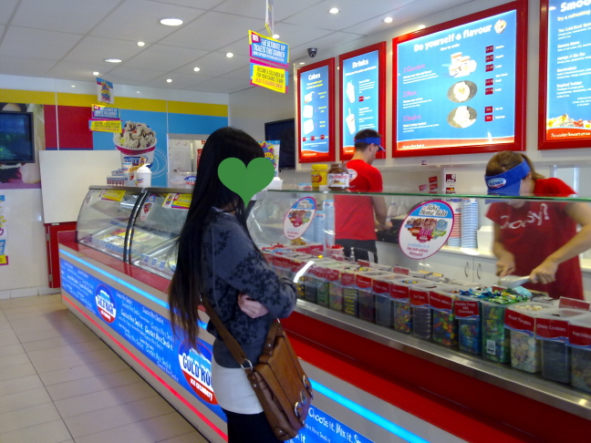 Yellow Eggs: Cold Rock Ice Creamery