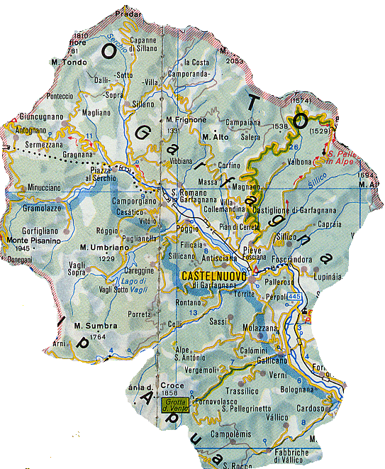 LA GARFAGNANA: SUNTO STORICO GEOGRAFICO NATURALISTICO ( DR PROF BRUNO ...