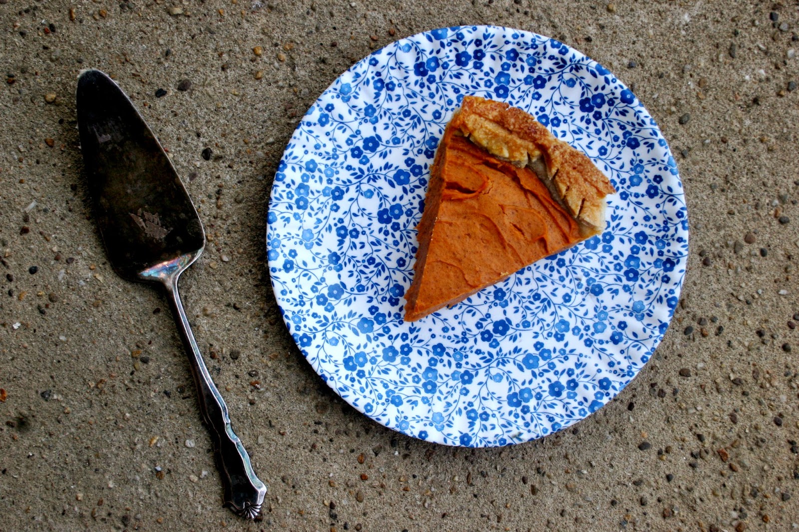 Nothing in the House: Sweet Potato Pie with Cornmeal Crust