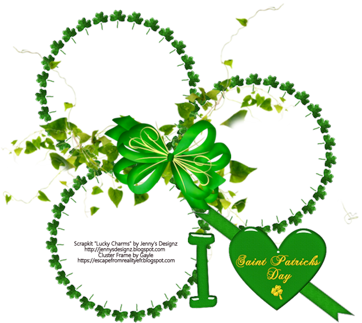 Escape From Reality Blog: FTU Cluster Frames "Lucky Charms"