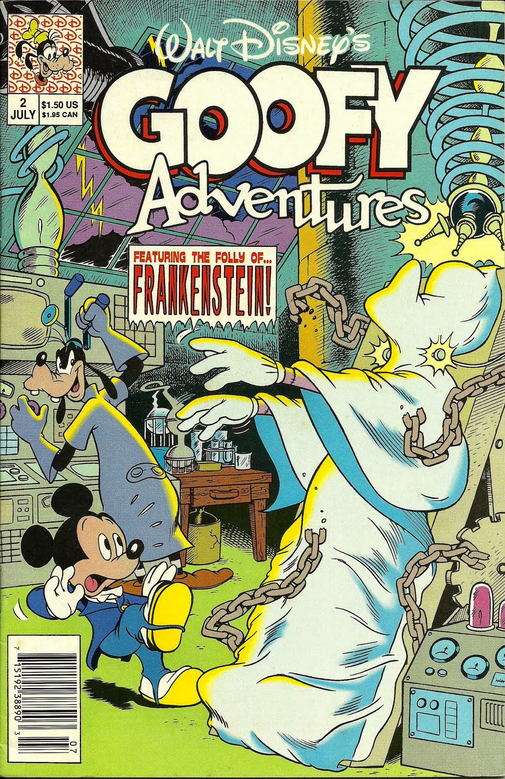 Secuencias en Fuga: GOOFY ADVENTURES # 02: GOOFY FRANKESNTEIN. Dibujos ...
