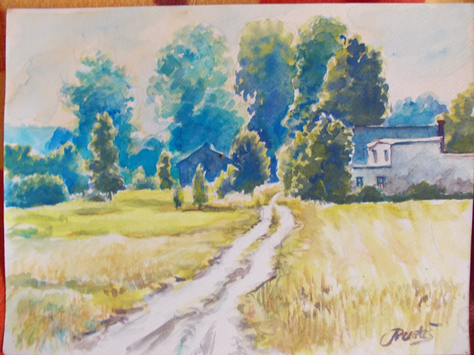 Akwarele krajobrazu: Akwarele-Galeria