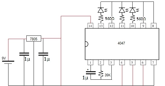 Mr Breadboard: 4047 Low Power Monostable/Astable Multivibrator