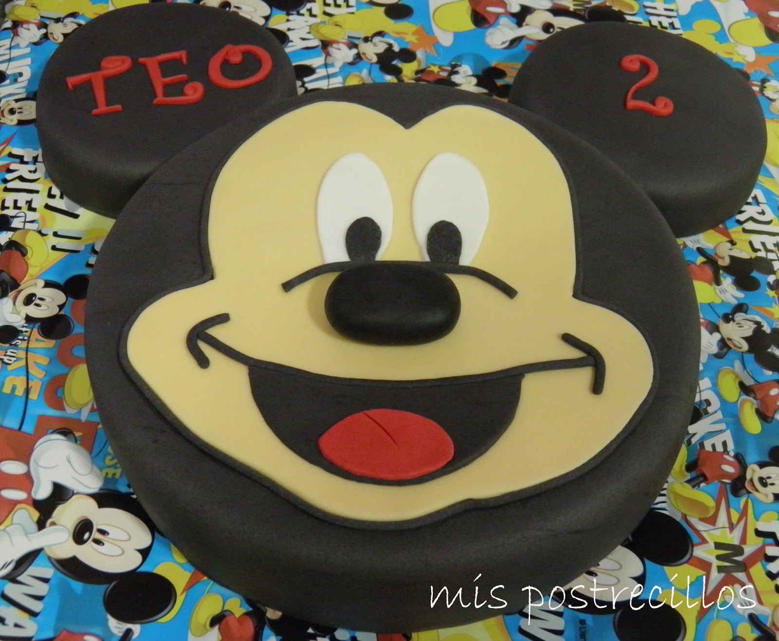 Mis Postrecillos: Tarta Mickey Mouse y Peppa Pig..y los dos cumples de Teo