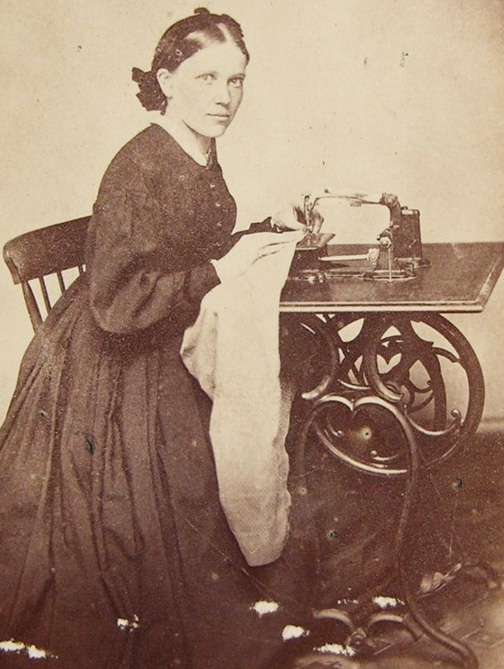 Civil War Quilts: Sewing Machines circa 1860