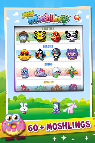 Madhouse Family Reviews: Kids' app review : Moshi Monsters Moshlings