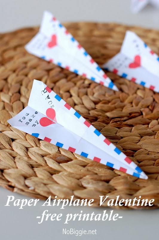 Paper Airplane Valentines | Munchkins and Mayhem