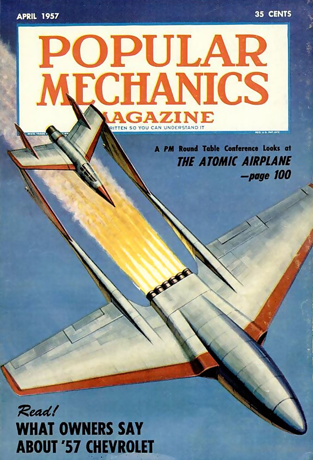 ATOMIC-ANNIHILATION: 1957 ... will fly forever!