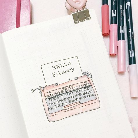 BULLET JOURNAL: 10 Ideias de Capas para FEVEREIRO - BLOG ALINE RIBEIRO