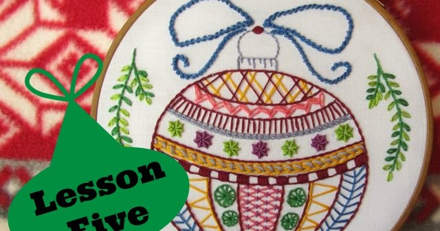 SweaterDoll - Allison Dey: Christmas Embroidery School - Lesson Five