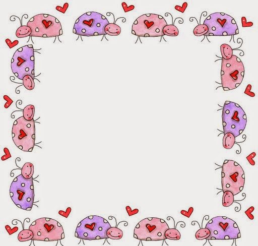 Ladybugs: Free Printable Borders, Frames or Labels. | Oh My Quinceaneras!