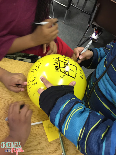 Craziness in Fifth: Problem Solving with Balloons
