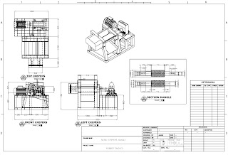 Mesin Industri: Gambar Teknik Detail Mesin