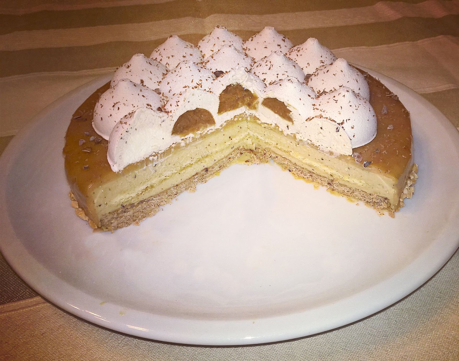 Aux Fourneaux Avec Flo: Entremet cappuccino façon Christophe Michalak