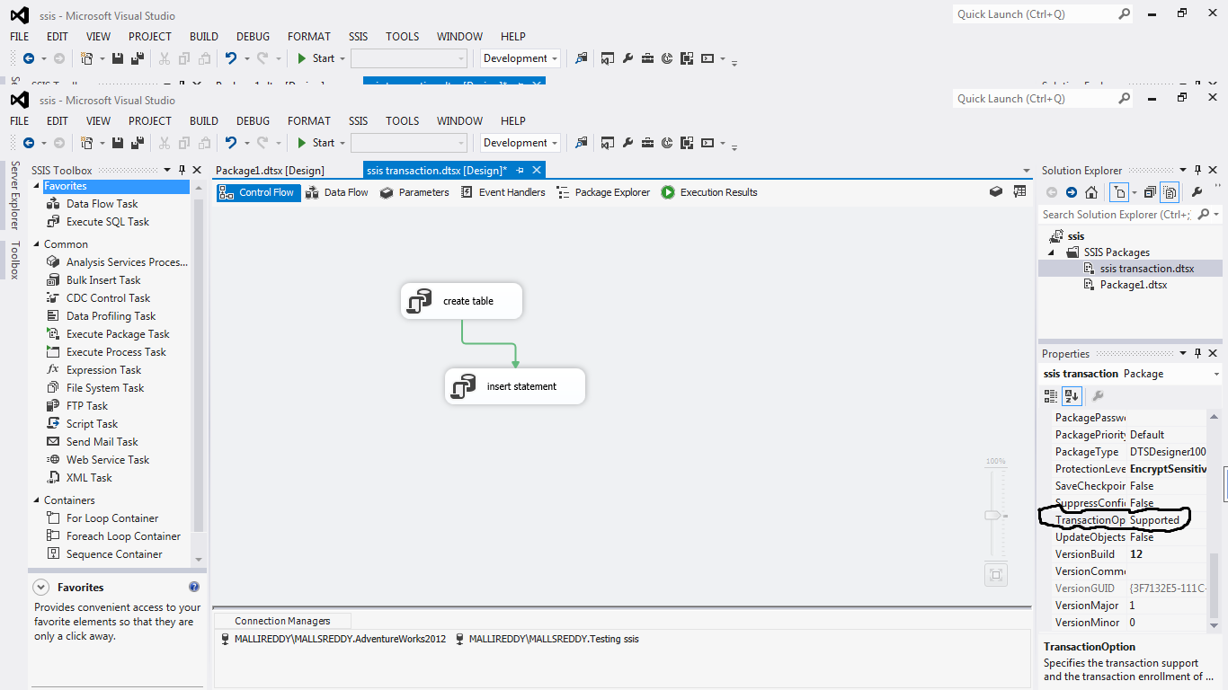 IT Journey: How to roll back transactions in SSIS (SQL Server ...