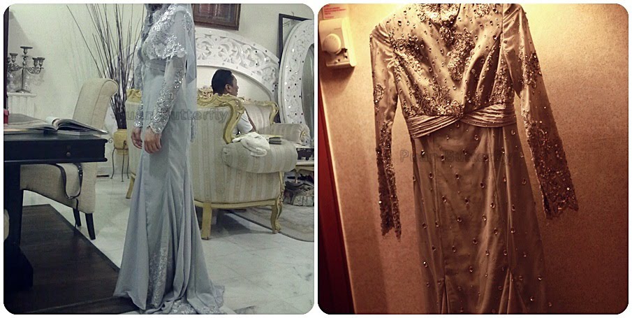 ~together we're invincible~: review: baju akad nikah & reception dress