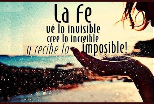 UNA MANO DE AMOR: FE TAN SOLO FE