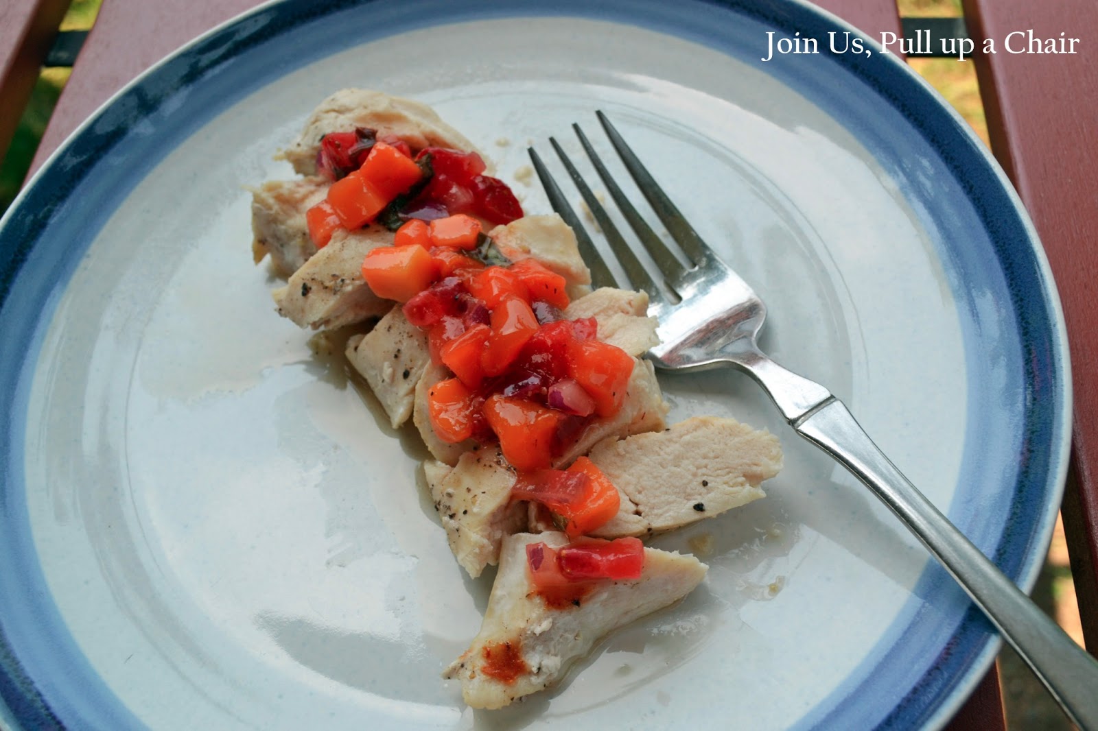 Join us, pull up a chair: Strawberry Mango Salsa - #TheSaladBar