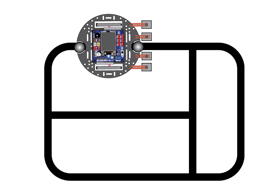 IPST-SE & POP-BOT XT: Picking Robot EP.03 Line Tracker with 4 Sensor