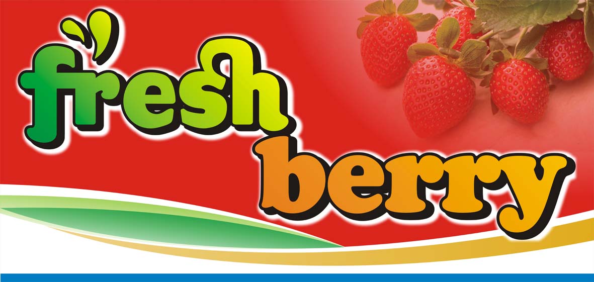 Desain Banner & Spanduk FRESHBERRY ~ FutureX