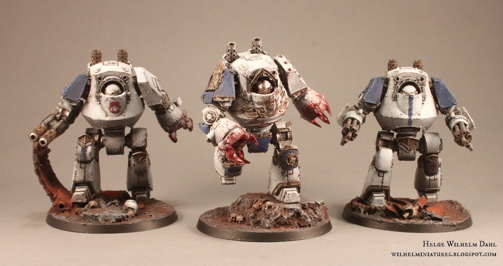 WilhelMiniatures: World Eater Contemptor Dreadnoughts