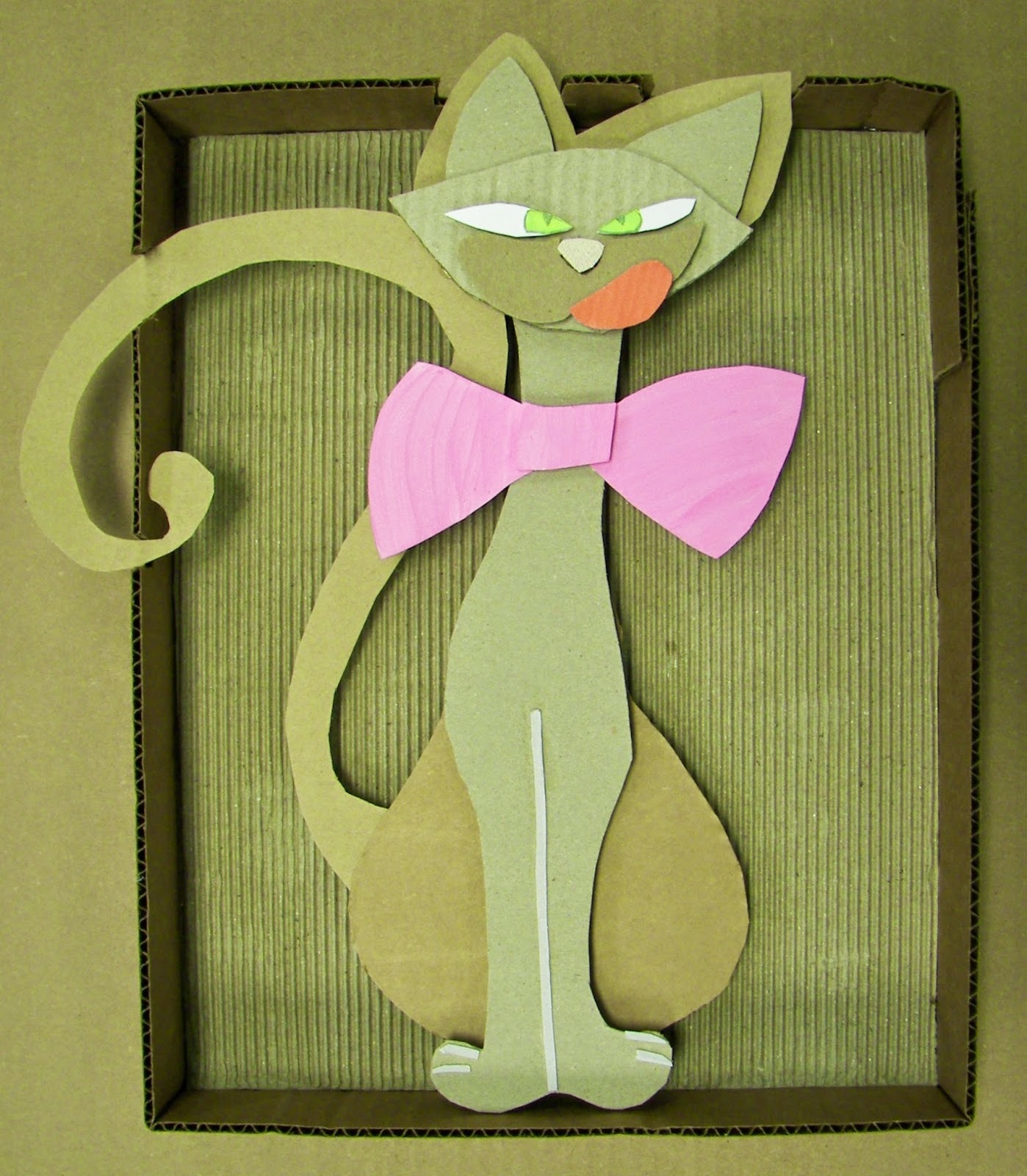 The Rolling Artroom: 3D Cardboard Characters (Jr/Sr High School General ...