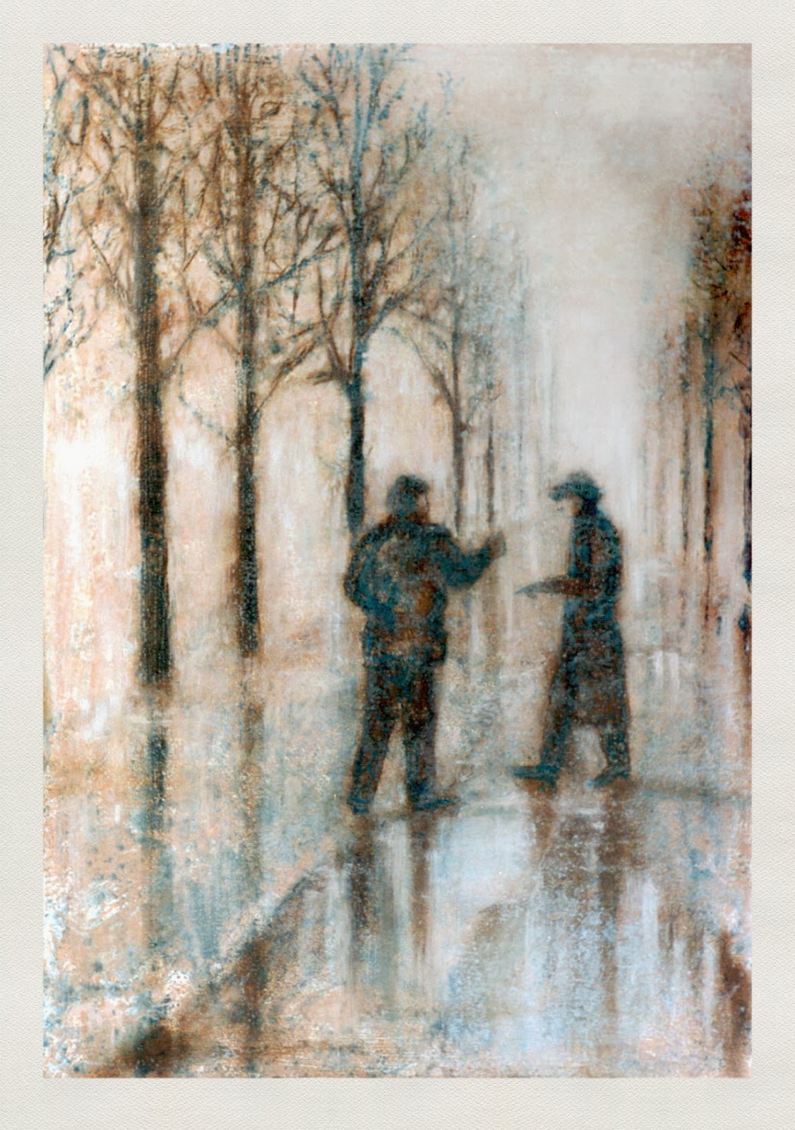 Художник Евгений Семенюк: Монотипии. Monotypes.