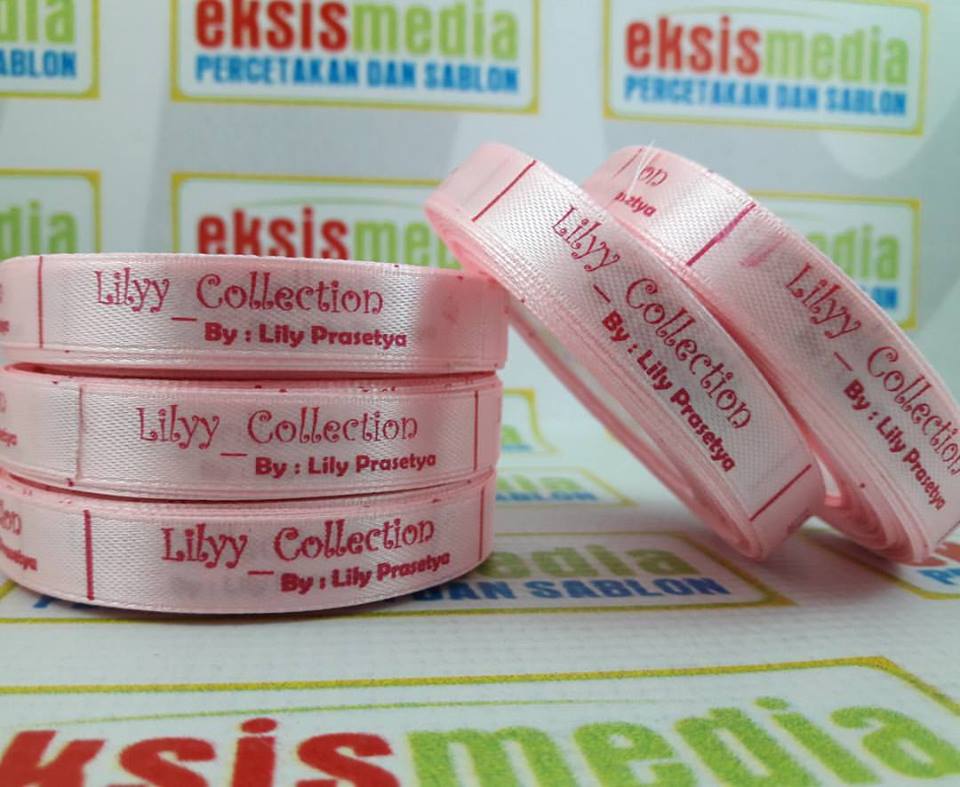 Label Pita Sablon di Sampit ~ Cetak Sablon Murah