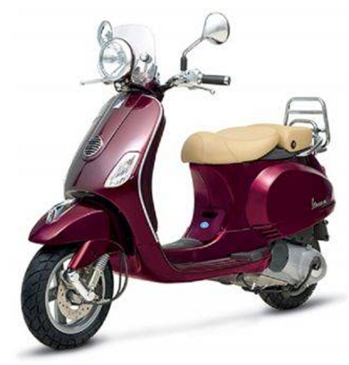 Vespa - LXV 150ie - Merah Maroon | Info Scooter