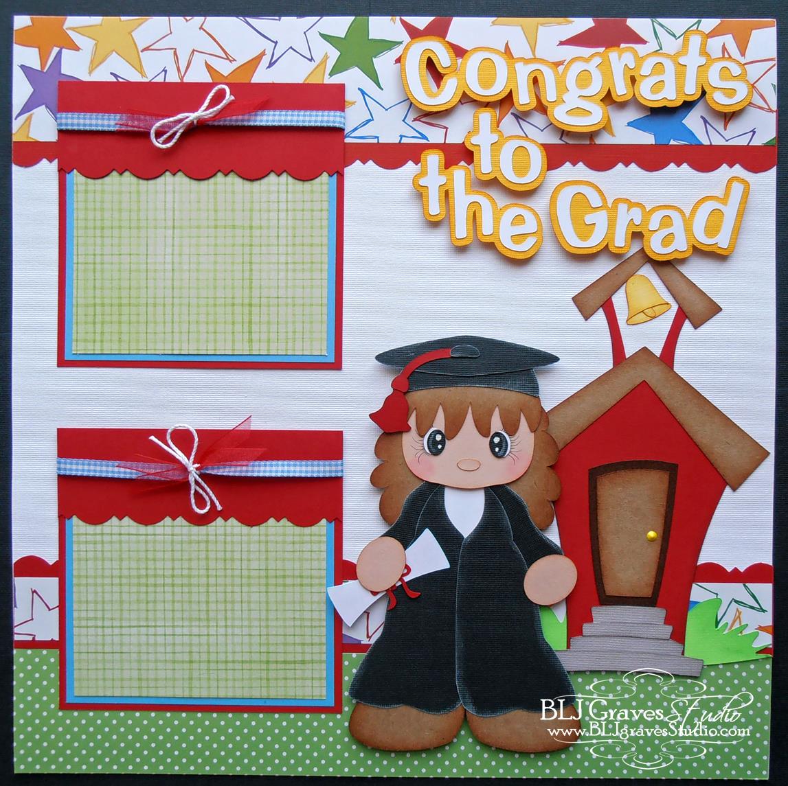 BLJ Graves Studio: Graduation Scrapbook Pages